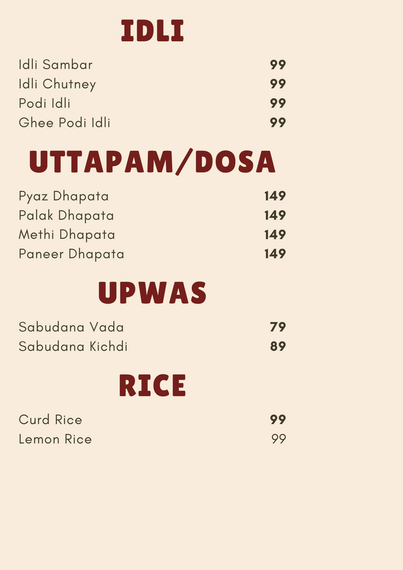 Menu of Hey Idli, Hinjawadi, Pune