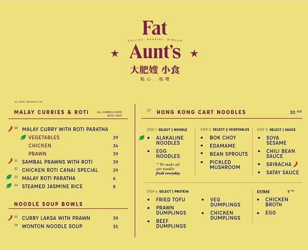 Menu at Zen Restaurant, Dubai, Ground Floor