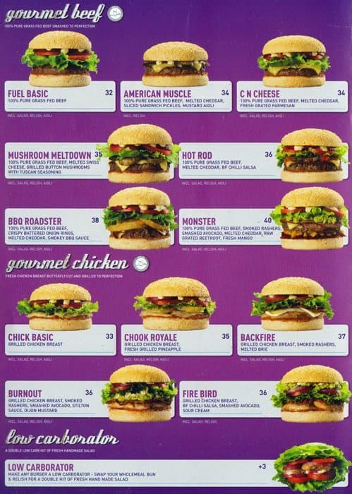 BurgerFuel Menu, Menu for BurgerFuel, Trade Centre Area, Dubai - Zomato