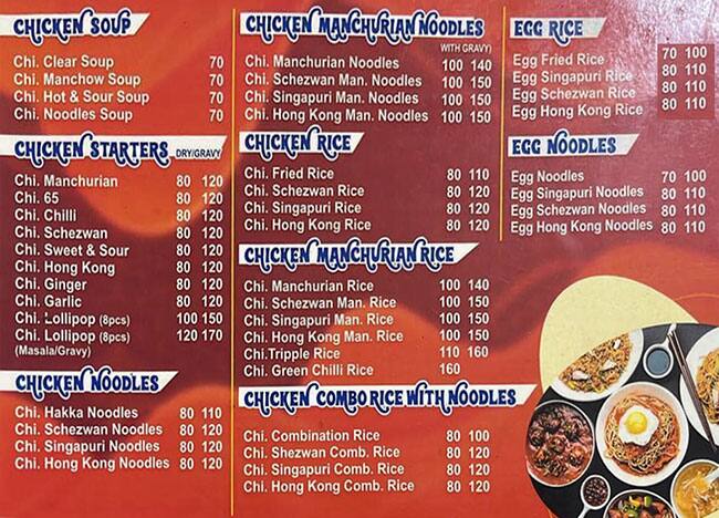 Menu of Hotel Abhiruchi, Dhankawadi, Pune