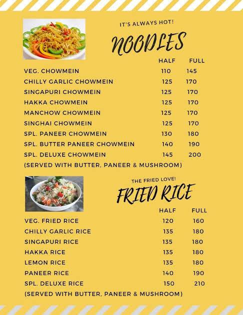 Menu of Hotel Signature, Pimple Saudagar, Pune