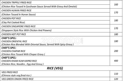 Menu at Red Orchid, Mumbai, Shop 12
