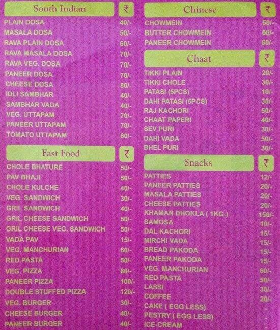 Swaadisht menu, Menu restauracji Swaadisht, Vaishali Nagar, Jaipur - Zomato