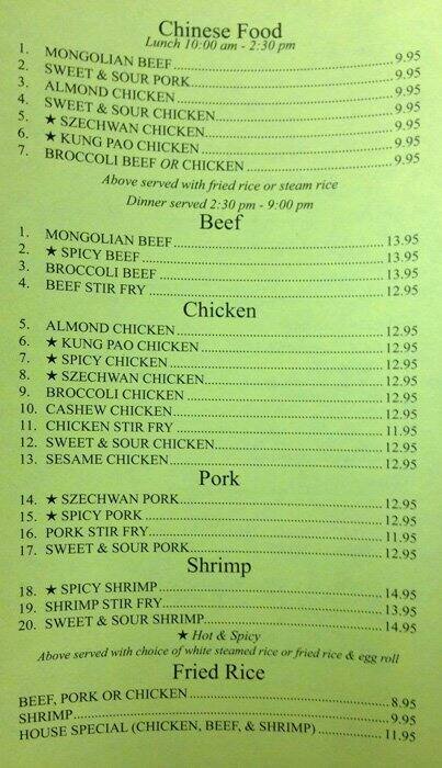 Menu at Burger Jim restaurant, Anchorage, 704 E 4th Ave