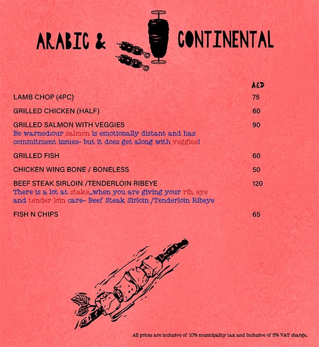 Menu at Headlines Executive - Ibis Hotel Lobby, Dubai World Trade ...