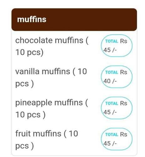 Menu at The Baines Bakery, Jhansi, Charkhamba gariyaphatak