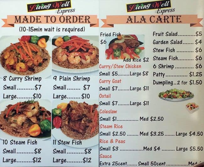 Living Well Menu, Menu for Living Well, North York, Toronto ...