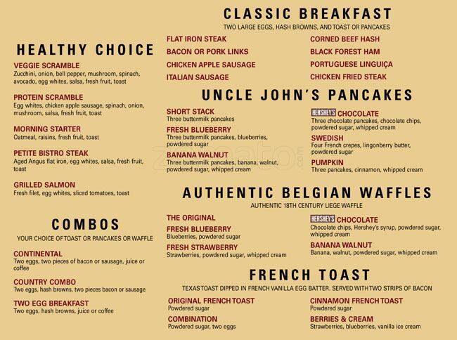 Menu at Mission City Grill pub & bar, Santa Clara