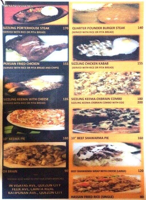 Hassan Kabab and Steaks Menu, Menu untuk Hassan Kabab and Steaks, San ... Hassan Kabab and Steaks Menu, Menu untuk Hassan Kabab and Steaks, San ...