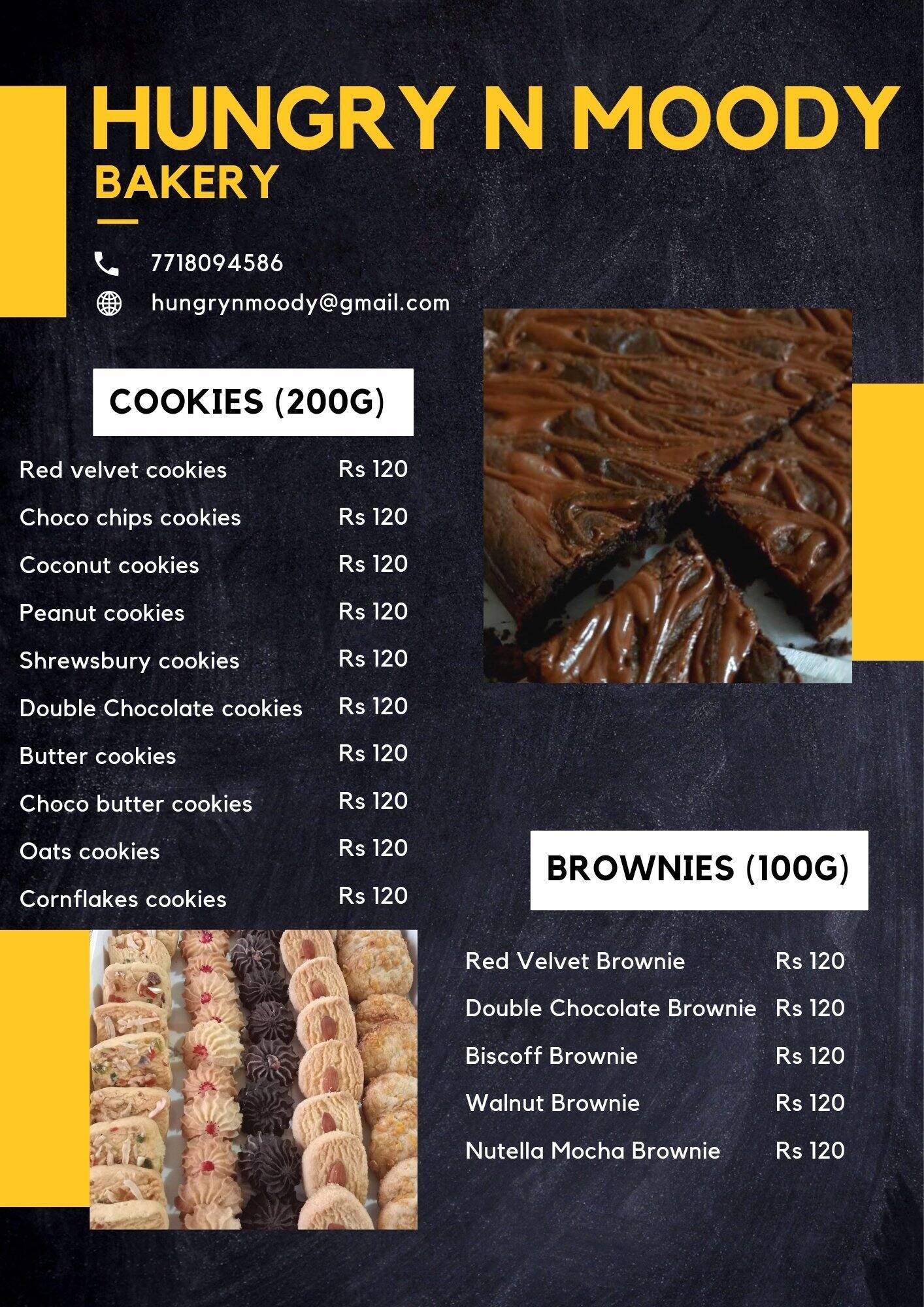 Menu of Hungry N Moody, Malad West, Mumbai