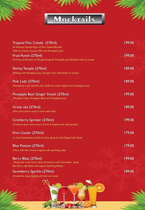 Menu of 7 Colours, Magdalla, Surat