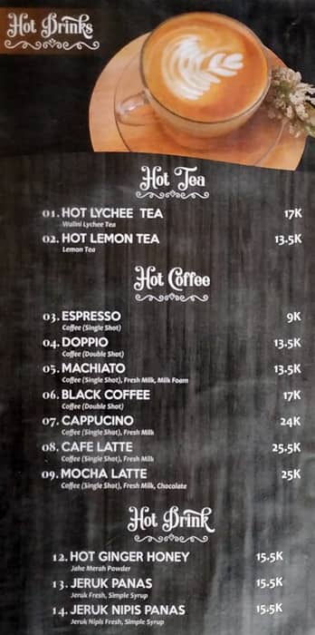 Menu at Cibiuk Restaurant, Bekasi Regency