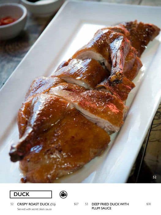 Menu at Red Lotus restaurant, Fortitude Valley, 11 Duncan St