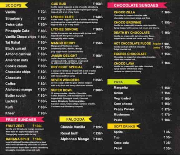 Menu of Hashtag Cafe, Basavanagudi, Bangalore