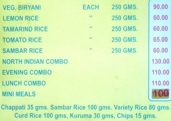 Ratna Cafe Menu, Menu for Ratna Cafe, Park Town, Chennai - Zomato