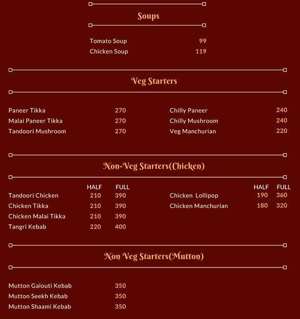Awadhi Aroma Menu, Menu for Awadhi Aroma, Pune - Zomato