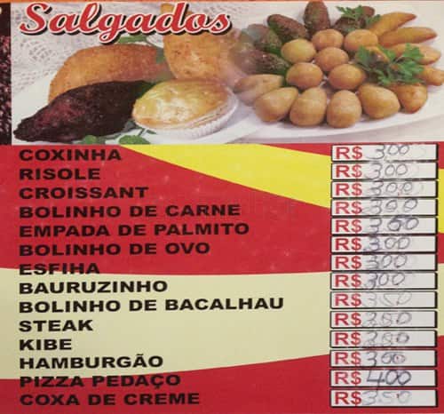 Menu em Casa de Café Augusta, São Paulo