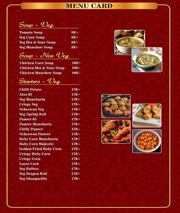 Menu of SSS Bakers, L B Nagar, Hyderabad