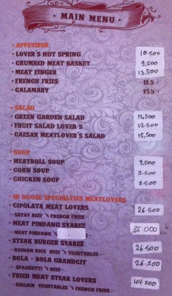 Meat Lovers Menu, Menu for Meat Lovers, Beji, Depok - Zomato Indonesia