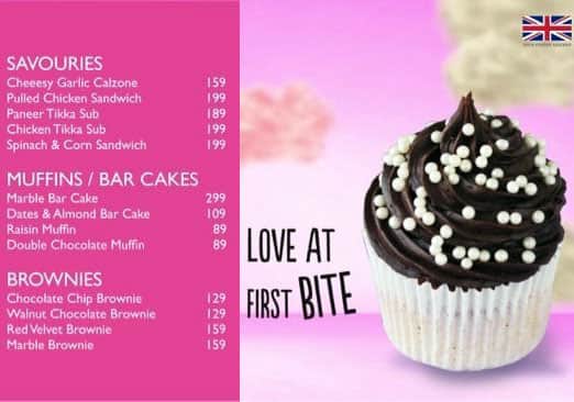 Menu of Millies Cookies, Senapati Bapat Road, Pune