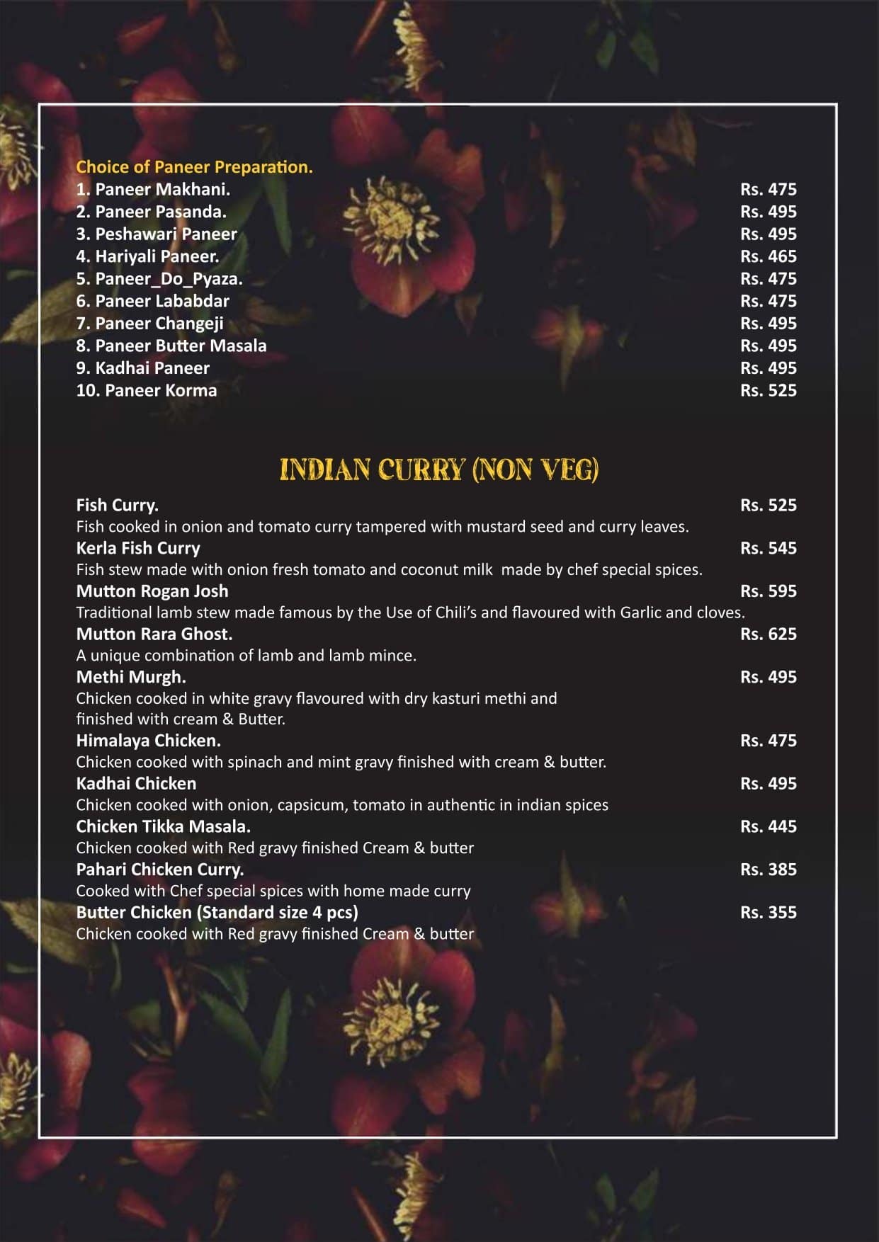 Menu at Kaizen Café Restaurant & Bar, Dehradun