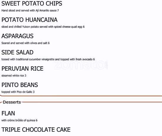 Menu at Las Brasas restaurant, Decatur, 614 Church St