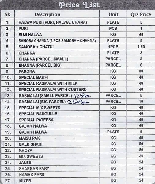 King Sweets Menu, Menu for King Sweets, Old Airport Area, Doha - Zomato ...
