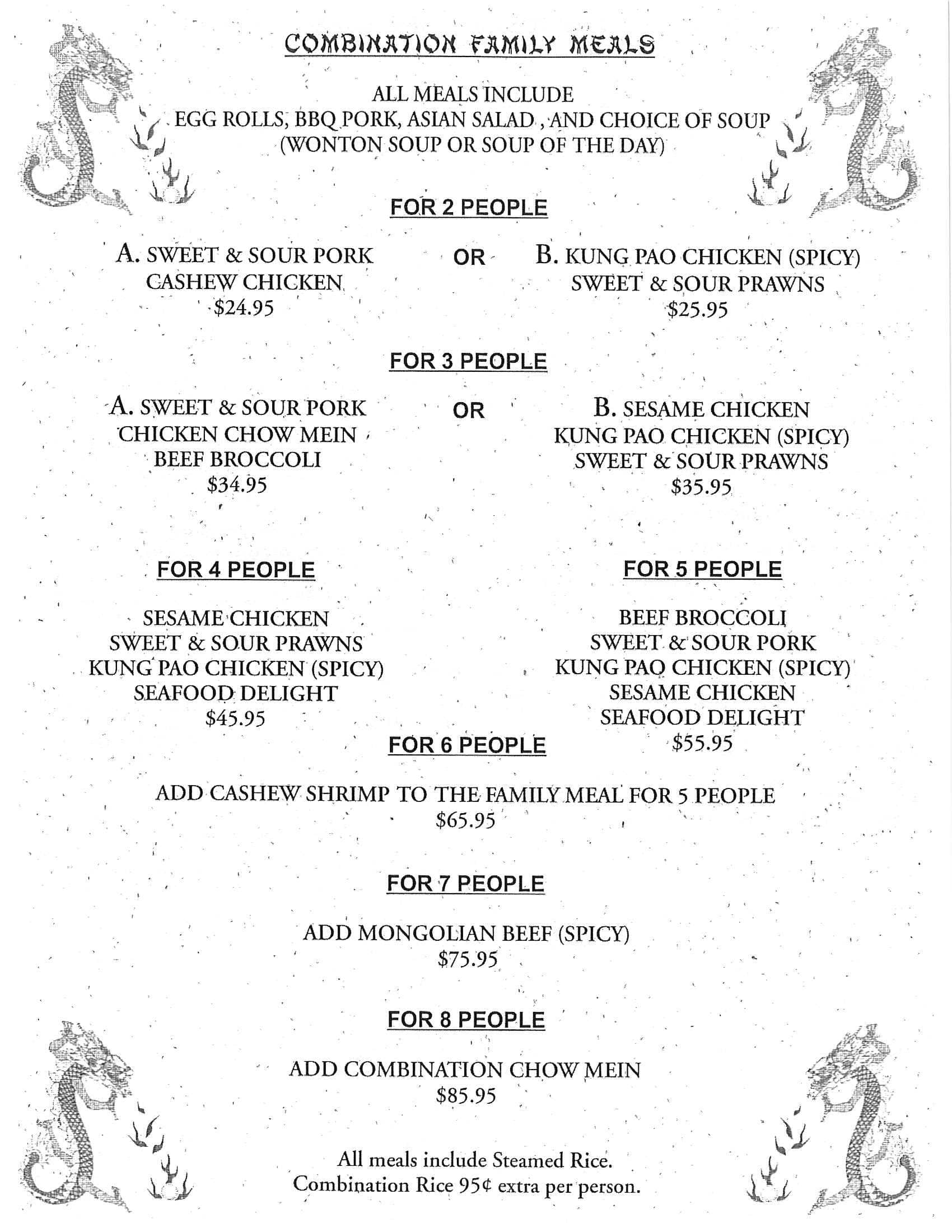 Charlie Wong Saigon Garden Kalispell Menu | Fasci Garden