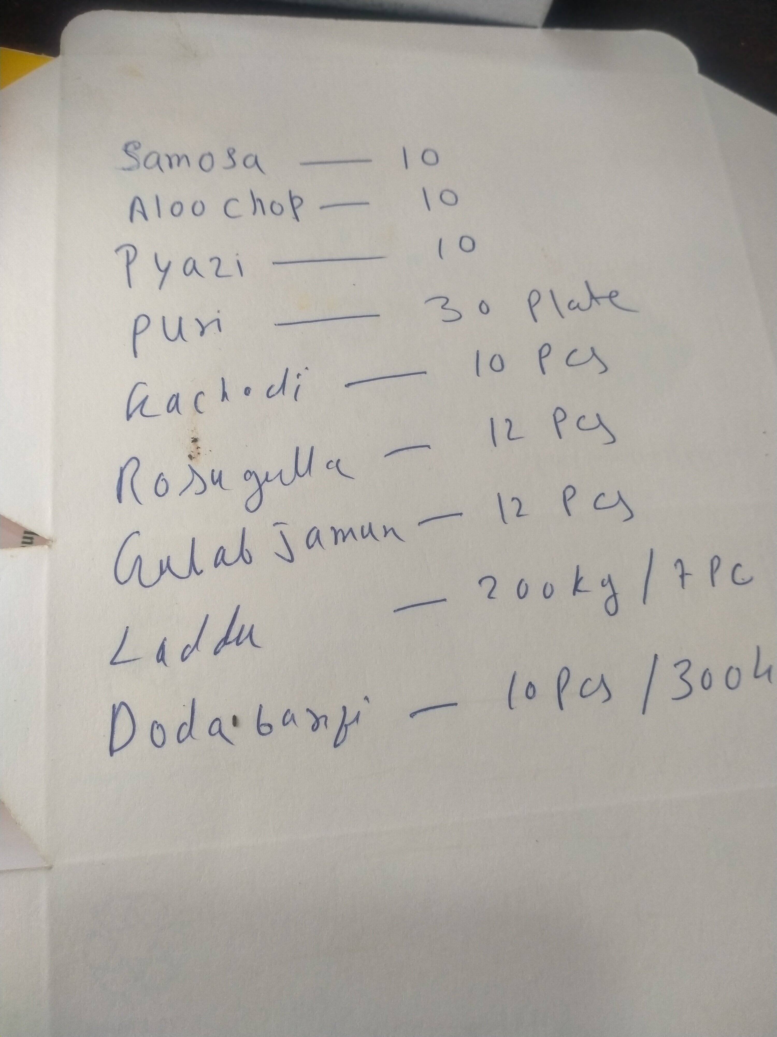 Menu at Snack's Hub, Ranchi