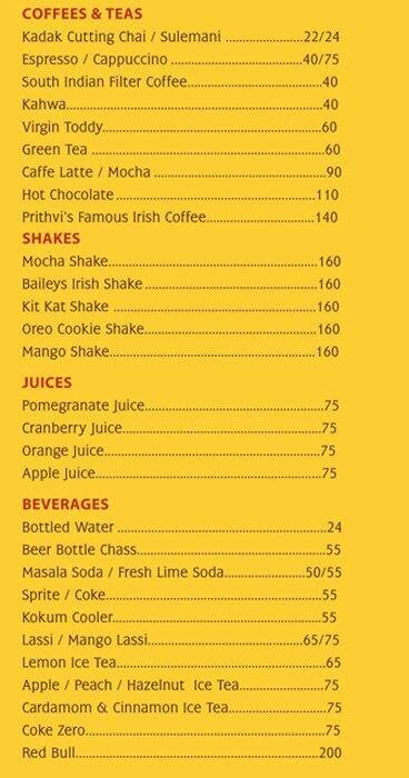 Prithvi Cafe, Juhu, Mumbai - Zomato