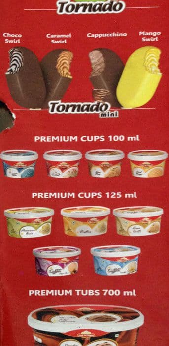 Menu at Top n Town, Bhopal, E8 Square