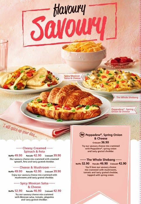 Menu at Milky Lane restaurant, Pretoria, Kolonnade Shopping Centre