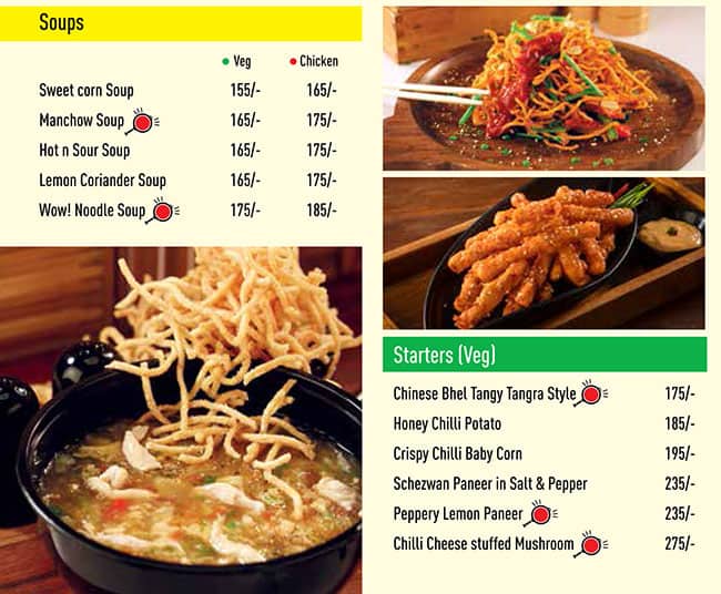 Menu at Wow! Momo, Kolkata, The Food Street