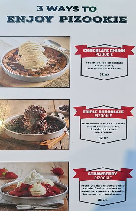 Menu at Big Smoke Burger restaurant, Dubai, WX67+F49