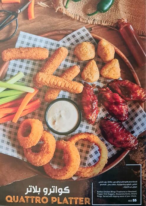 Menu at Big Smoke Burger restaurant, Dubai, WX67+F49