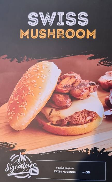 Menu at Big Smoke Burger restaurant, Dubai, WX67+F49