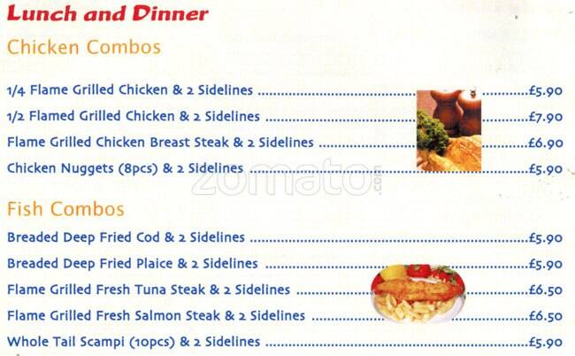 Menu at Fiesta restaurant, Borehamwood, 108 Shenley Rd