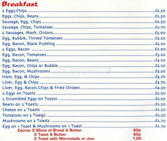 Menu at Fiesta restaurant, Borehamwood, 108 Shenley Rd