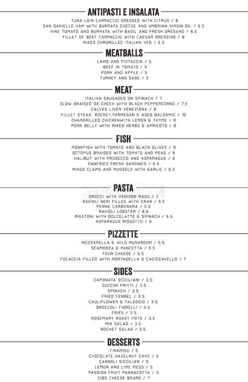 Cibo Menu, Menu for Cibo, Didsbury, Manchester - Zomato UK