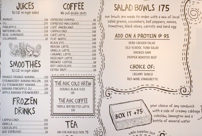Abaca Baking Company Menu, Menu for Abaca Baking Company, Capitol Site ...