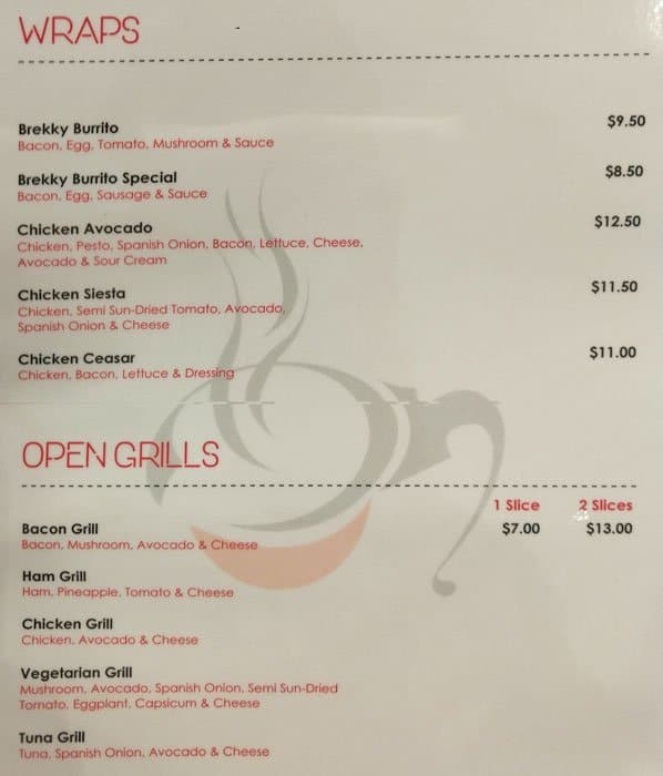 Menu at Café on Kingsway cafe, Caringbah, Shop 2/324 Kingsway