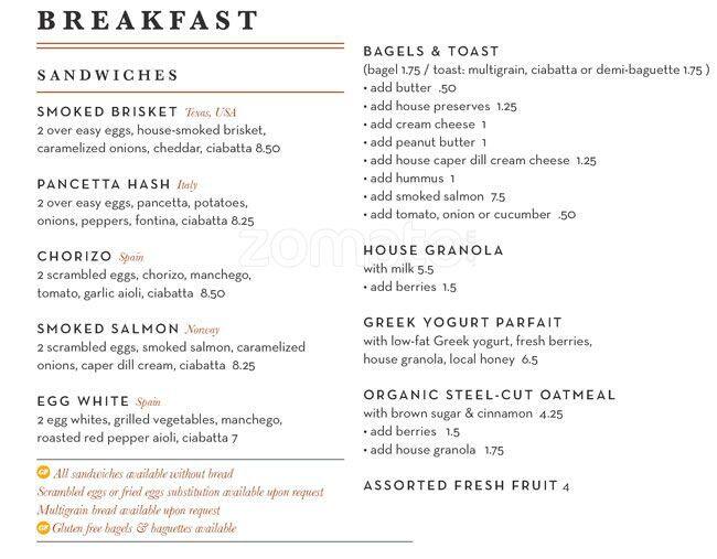 Foodery Rittenhouse Menu