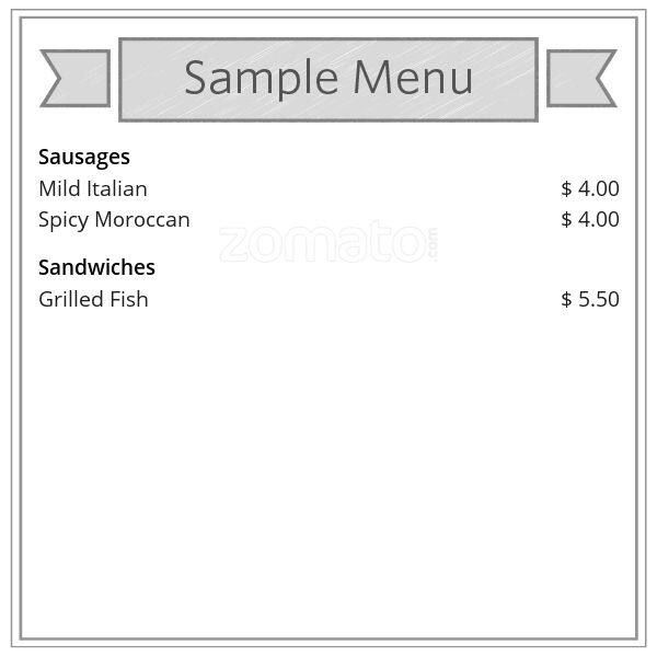 Menu at Just An Olde Fashioned Butchery BBQ, Oakville