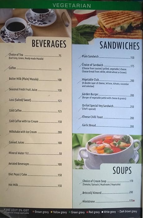 Menu at Amnesia, Urse