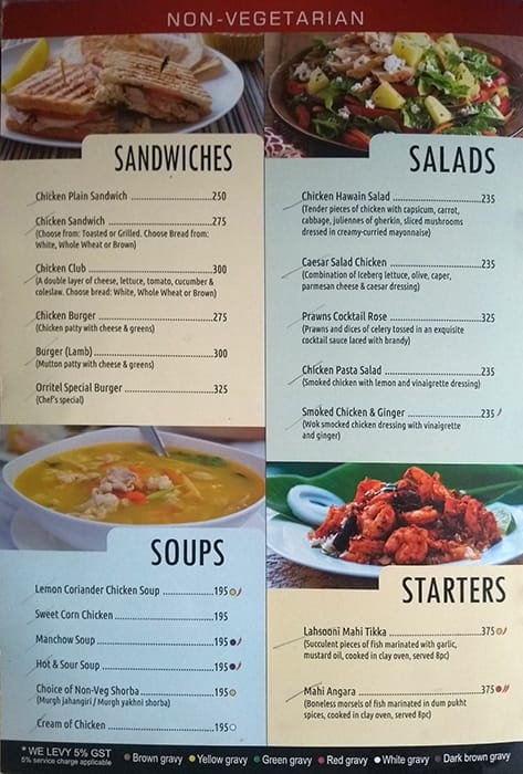 Menu at Amnesia, Urse