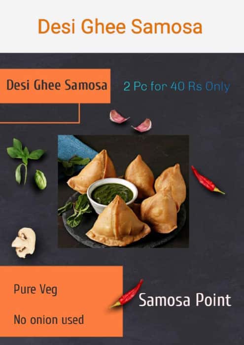 Menu of Samosa Point, Viman Nagar, Pune
