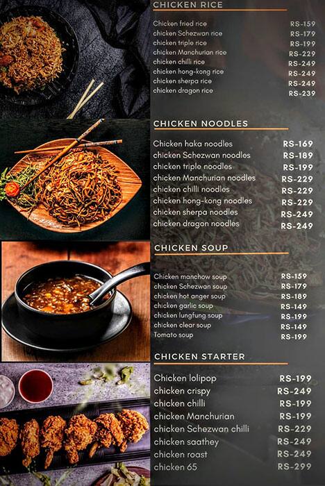 Menu of Royal Chinese, Naupada, Thane West, Thane