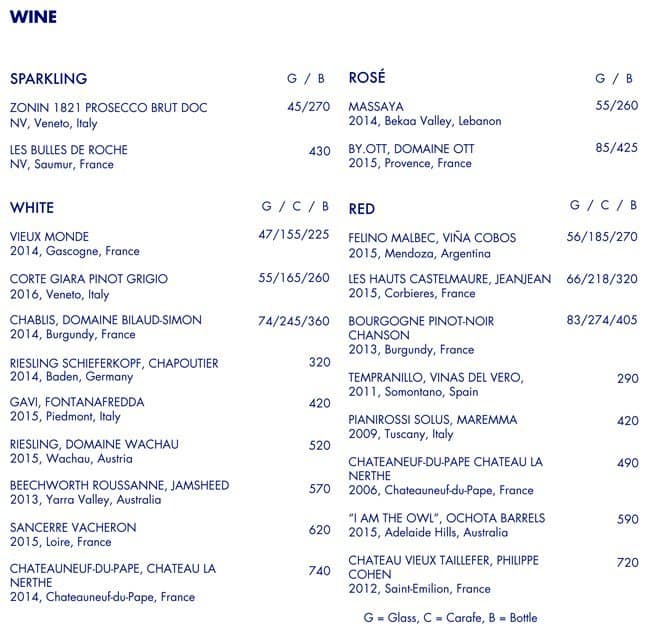 The Lighthouse Menu, Menu for The Lighthouse, Dubai Design District ...