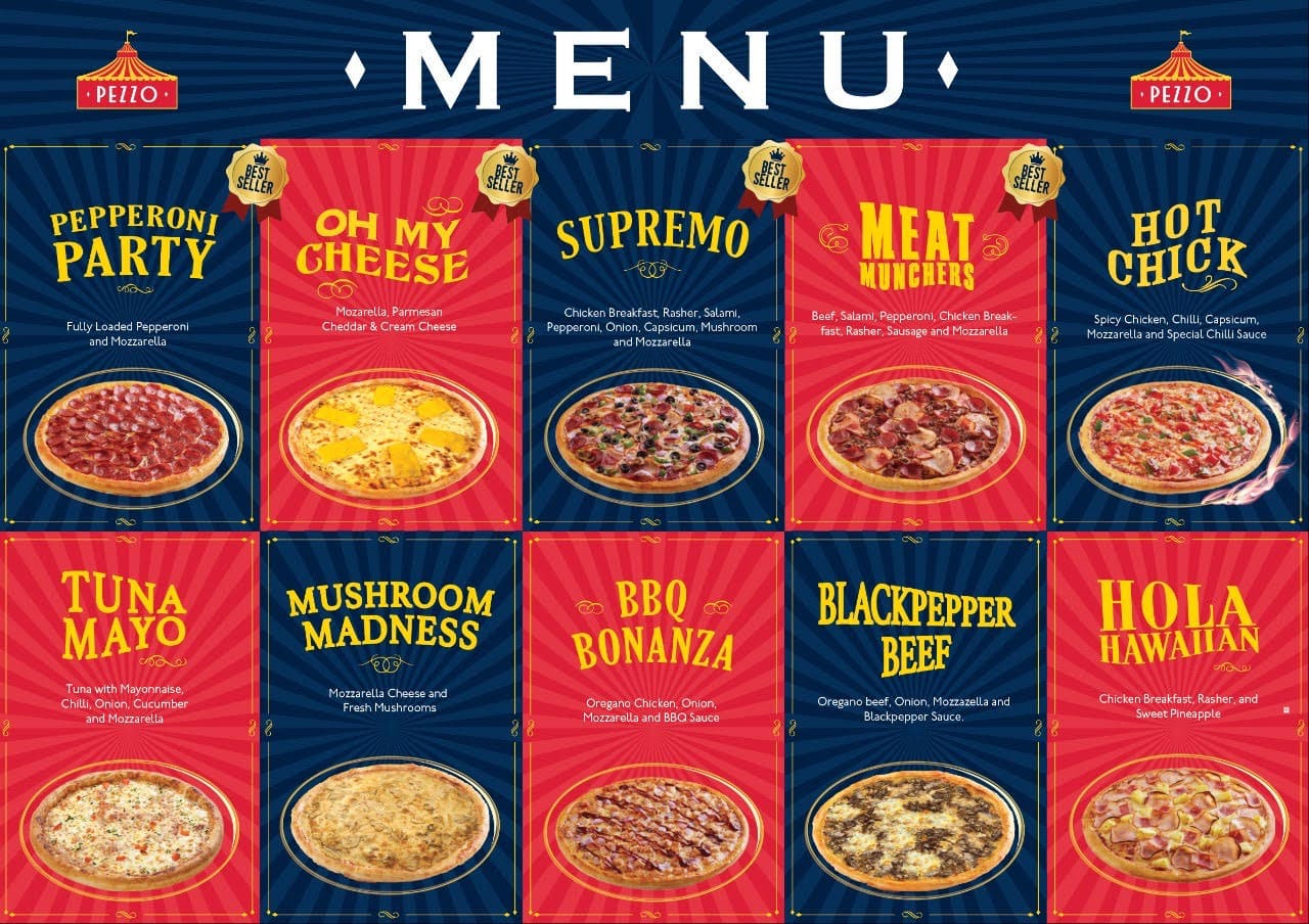 Menu at Pezzo Pizza pizzeria, Tangerang, Summarecon Mal Serpong