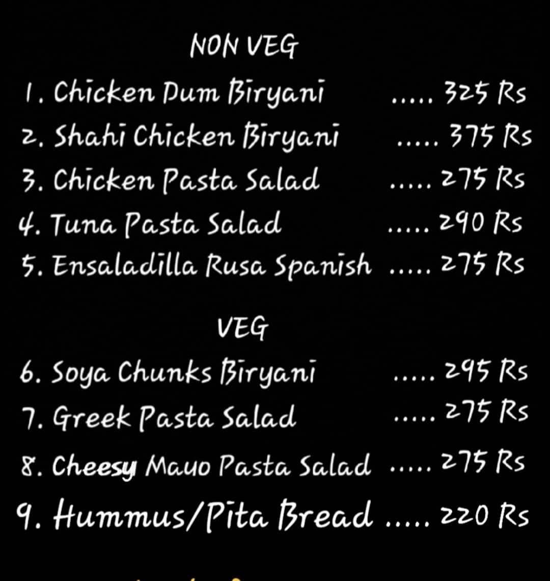 Menu of The PM Kitchen, Mulund West, Mumbai